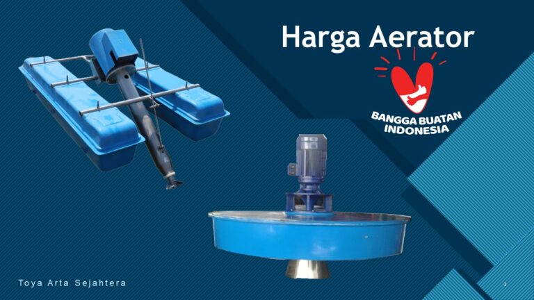Harga Aerator Murah Kualitas Terbaik untuk Kolam IPAL - Toya Arta Sejahtera