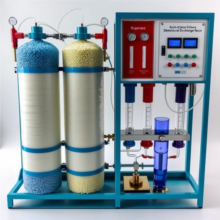 Regenerasi Resin Anion Kation dalam Sistem Demin Water